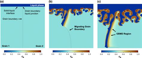 Grain Boundary Effects In High Temperature Liquid Metal Dealloying A