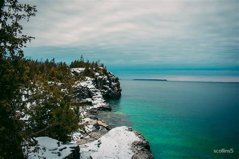 Georgian Bay Lakeside Cliff By Scollins5 Redbubble