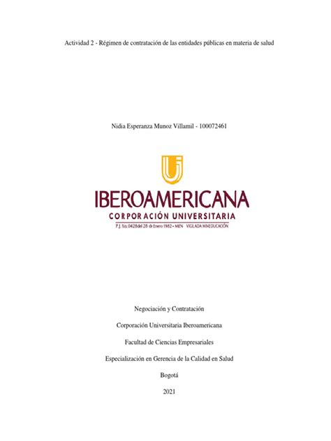 Régimen De Contratación Pública En Salud Pdf Ciencias Políticas Estado Política