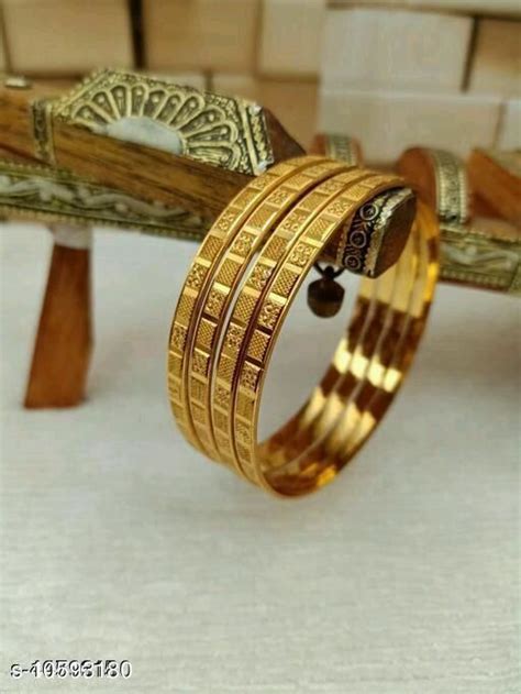 Shimmering Unique Bracelet And Bangles Solid Gold Bangle Handmade