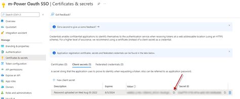 Adding Sso Via Oauth2 To M Power Applications M Power Documentation
