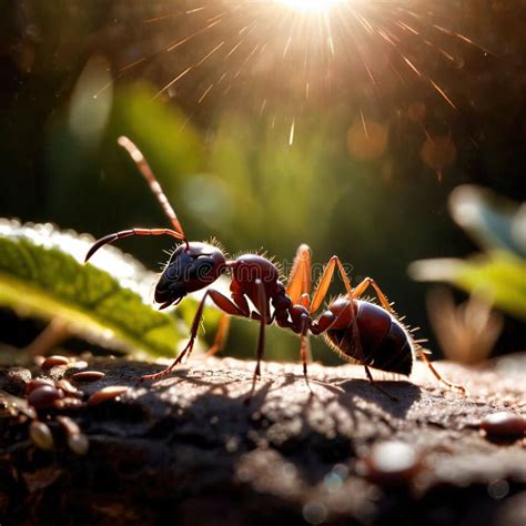 Ant Insect Animal Wildlife Photo Stock Illustration Illustration Of