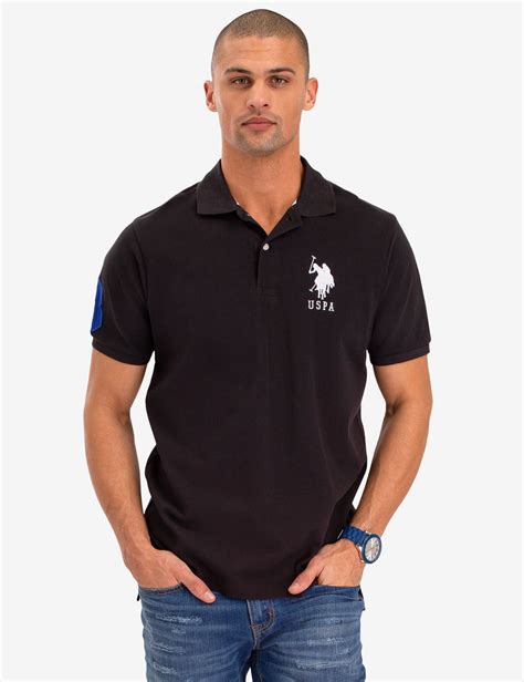 Big Logo Solid Polo Shirt U S Polo Assn