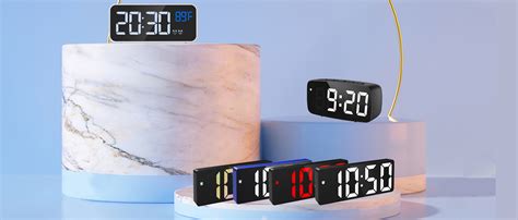 Amazon Com ORIA Digital Clock Large Display Digital Wall Clock For Classroom Desk LED