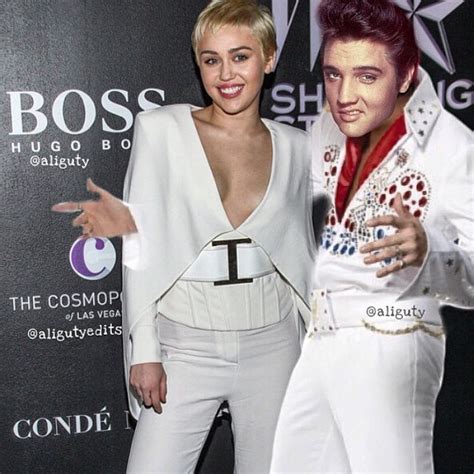 Miley Cyrus Dressed Like Elvis Of The Day Drunkenstepfather Com