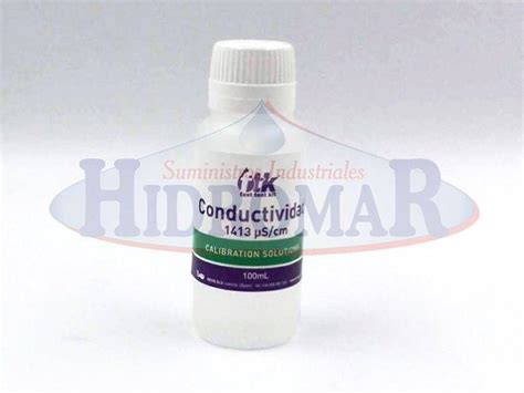 Conductivity Buffer Solution 12880 Mscm 100ml Hidromar