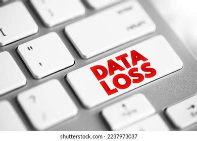 Data Loss Error Condition Information Systems Stock Photo 2237973037