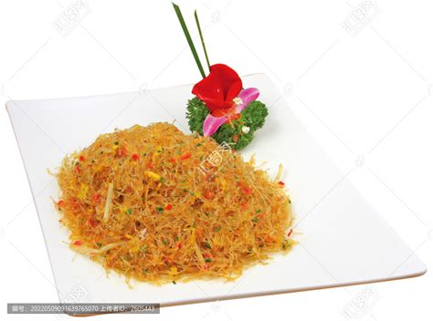 桂花粉丝炒瑶柱 中国菜系 食品餐饮 摄影素材 汇图网www huitu