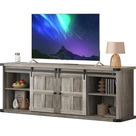 Rugerasy 77 Inch Tvs Mid Century Entertainment Center With Storage