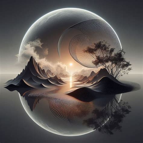 Shadow Reflection The Image Of A Shadow Cast On A Reflective U Stock Illustration Illustration