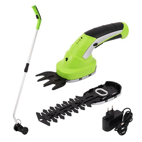 Hand Held Lithium Battery Electric Hedge Trimmers 2 In 1 Mini Electric Cordless Battery Grass
