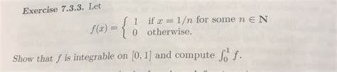 solved let 1 if x {1 if x 1 n for some n elementof n 0