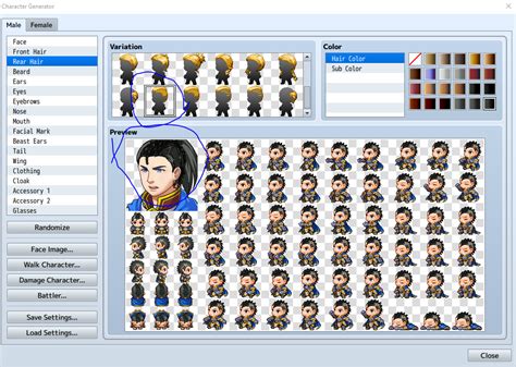 Character Gen Parts Not Working RPG Maker Forums