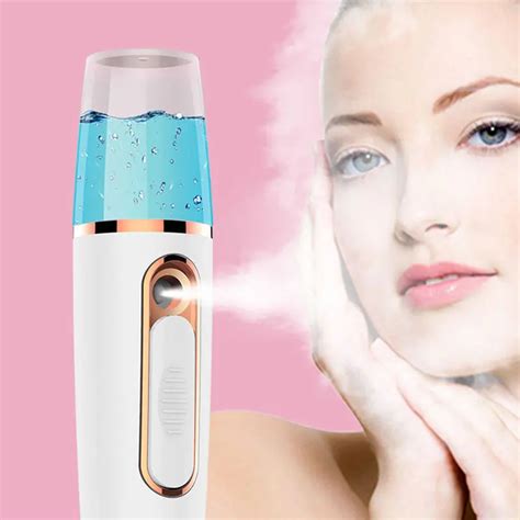 Usb 충전식 35ml 휴대용 나노 페이셜 스프레이 가습기 모이스춰 라이징 페이셜 미스트 스프레이 어 하이 드레이팅 미스트 뷰티