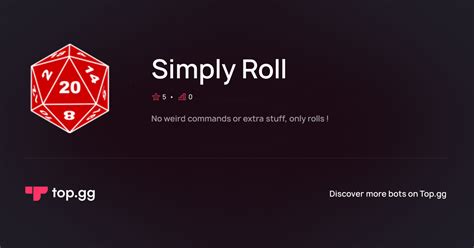 Add Simply Roll Discord Bot The 1 Discord Bot And Discord App List