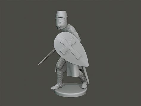 3d модель Рыцарь Тамплиер экшн T1 Turbosquid 1466152