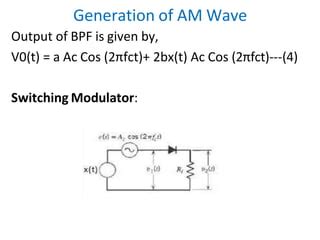 Modulation Of Analog Communication System PPTX