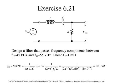 PPT Lecture 19 High Pass Filters 2 Nd Order Filters Active Filters Resonances PowerPoint