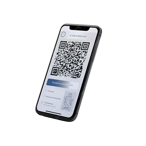 Scanning A Qr Code On A Smartphone Qr Code For Payment The Mobile Phone Scans The Qr Code 3d
