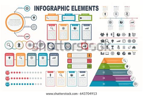 Infographic Elements Diagram Workflow Layout Business Stock Vector Royalty Free 643704913