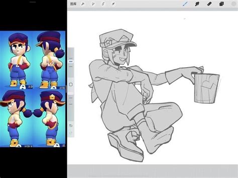 Pin By Briena Delevio On Brawl Stars Sketch Book Blow Stars Fan Art