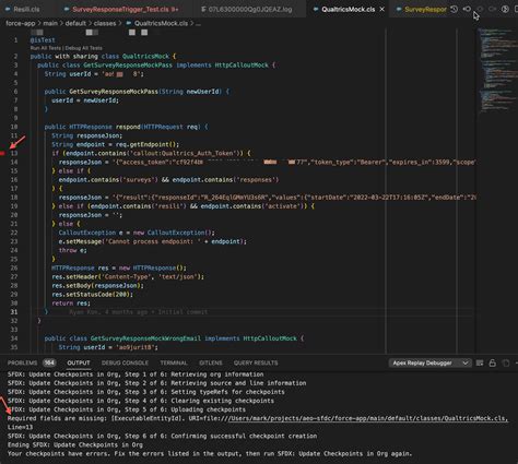 Salesforcedx Vs Code Apex Debugging Error Setting Checkpoints