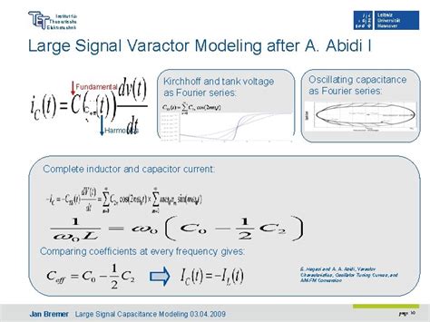 Institut Fr Theoretische Elektrotechnik Large Signal Modeling Of