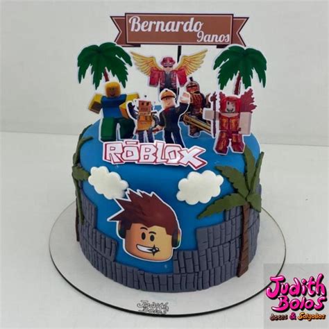 Bolo Roblox Menino Judith Bolos
