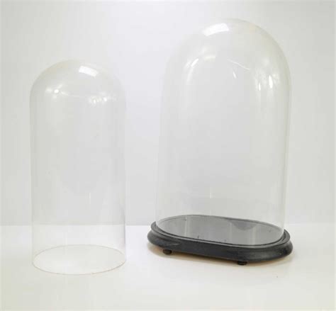 Lot 190 Two Victorian Glass Domes One Circular The