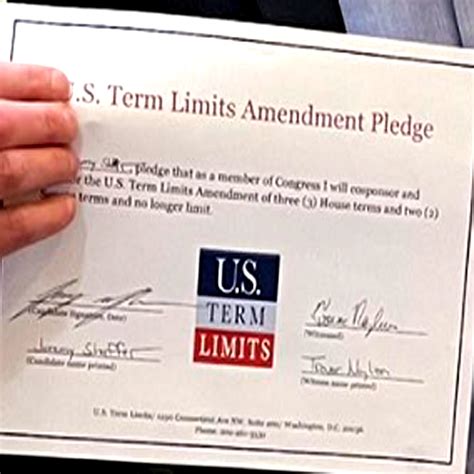 kathy coder pledges to support term limits on congress u s term limits