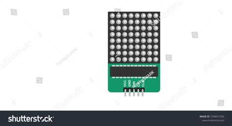 8x8 Led Matrix Over 4 Royalty Free Licensable Stock Vectors And Vector