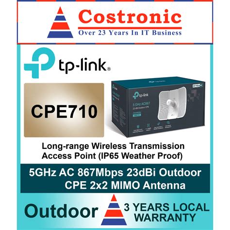 TP Link CPE GHz AC Mbps DBi Outdoor CPE Access Point Years Local Warranty From Ban