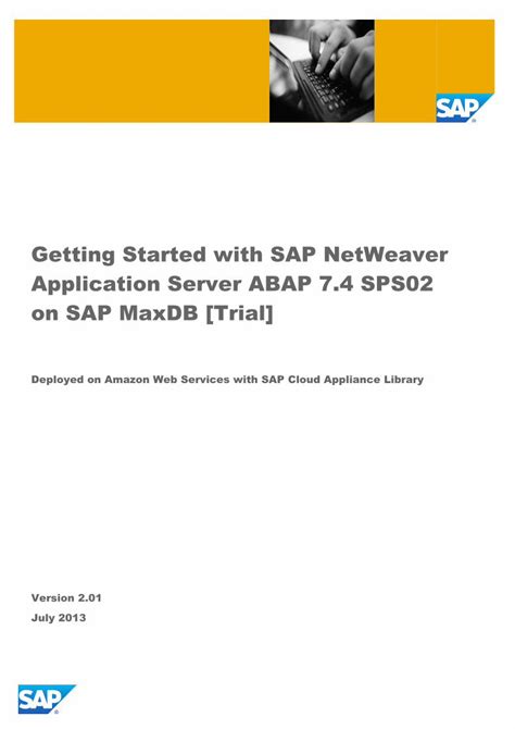 Pdf Getting Started With Sap Netweaver Application Server · Pdf