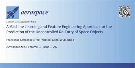 Mdpi Aerospace Paper On Re Entry Predictions Using Machine Learning