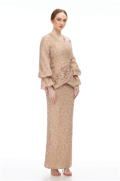 Jannahnoe Kurung Modern Wear Scarves Baju Kurung Brides Series Casual Baju Melayu