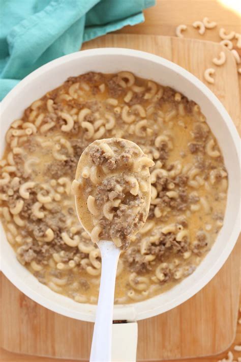 Homemade Hamburger Helper Recipe One Sweet Appetite