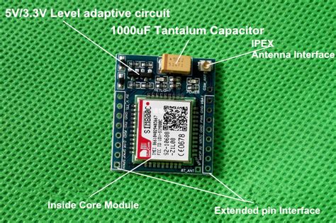 Sim800c Gsm Gprs Module Ttl Ipex With Bluetooth And Tts For Arduino