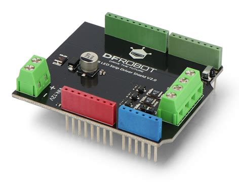 Dfrobot Rgb Led Driver Shield For Arduino Botland Robotic Shop