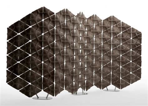 Layer Uses Large Hemp Tiles To Create Scale Partition System