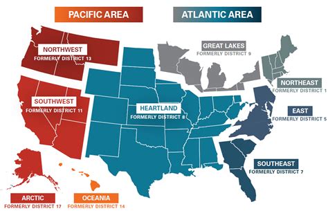 Us Coast Guard District Map