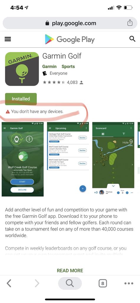 Why Is This Showing Up In The Google Play Store Where It Is Saying You Do Not Have Any Devices