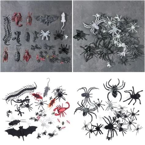 Scary Props Spider Bat Cockroach Haunted House Decor Scorpion Mouse
