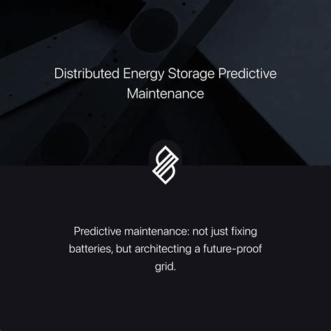 distributed energy storage predictive maintenance → scenario