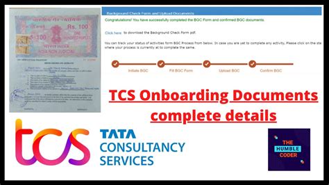 Tcs Onboarding Documents Service Agreement Non Criminal Affidavit Everything In Detail