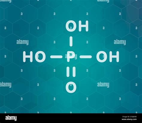 Phosphoric Acid Mineral Acid Molecule Used In Fertilizer Production