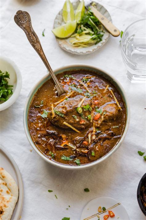 Easy Nihari Pakistani Beef Stew Stovetop Slow Cooker Tea For