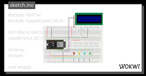Prj21 Dht Sensor 2 Lcd Wokwi Esp32 Stm32 Arduino Simulator