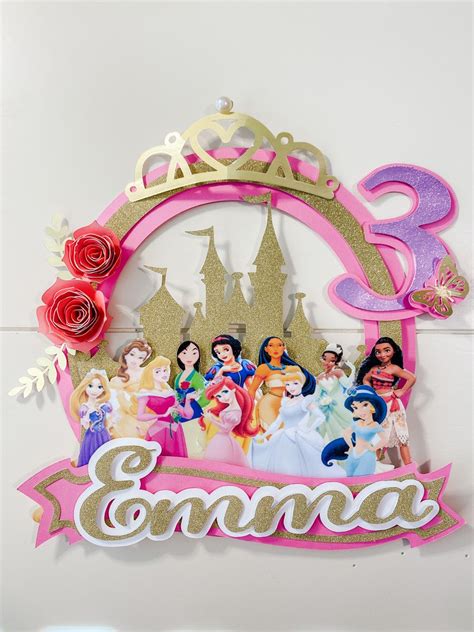 Disney Princess Cake Topper Birthday Cake Toppers Disney Princess