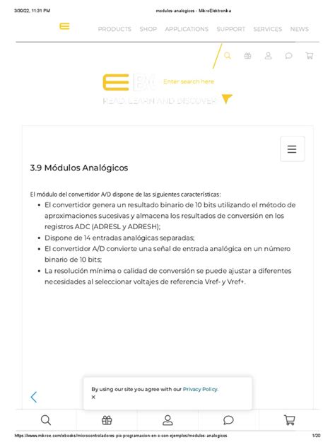 adc en microcontrolador pdf conversor analógico a digital
