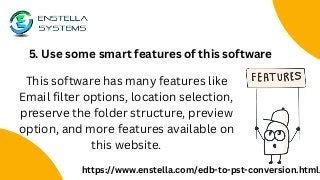Enstella EDB To PST Converter Software PPT